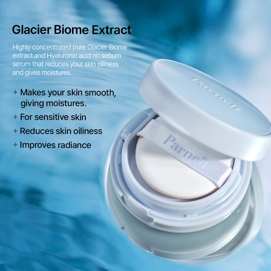 [BEST] Glacial Biome Water No-Sebum Cushion – PARNELL(US)